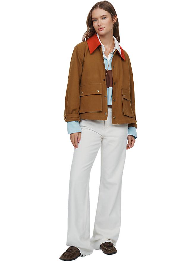 THE GREAT. 100% cotton swgy jacket